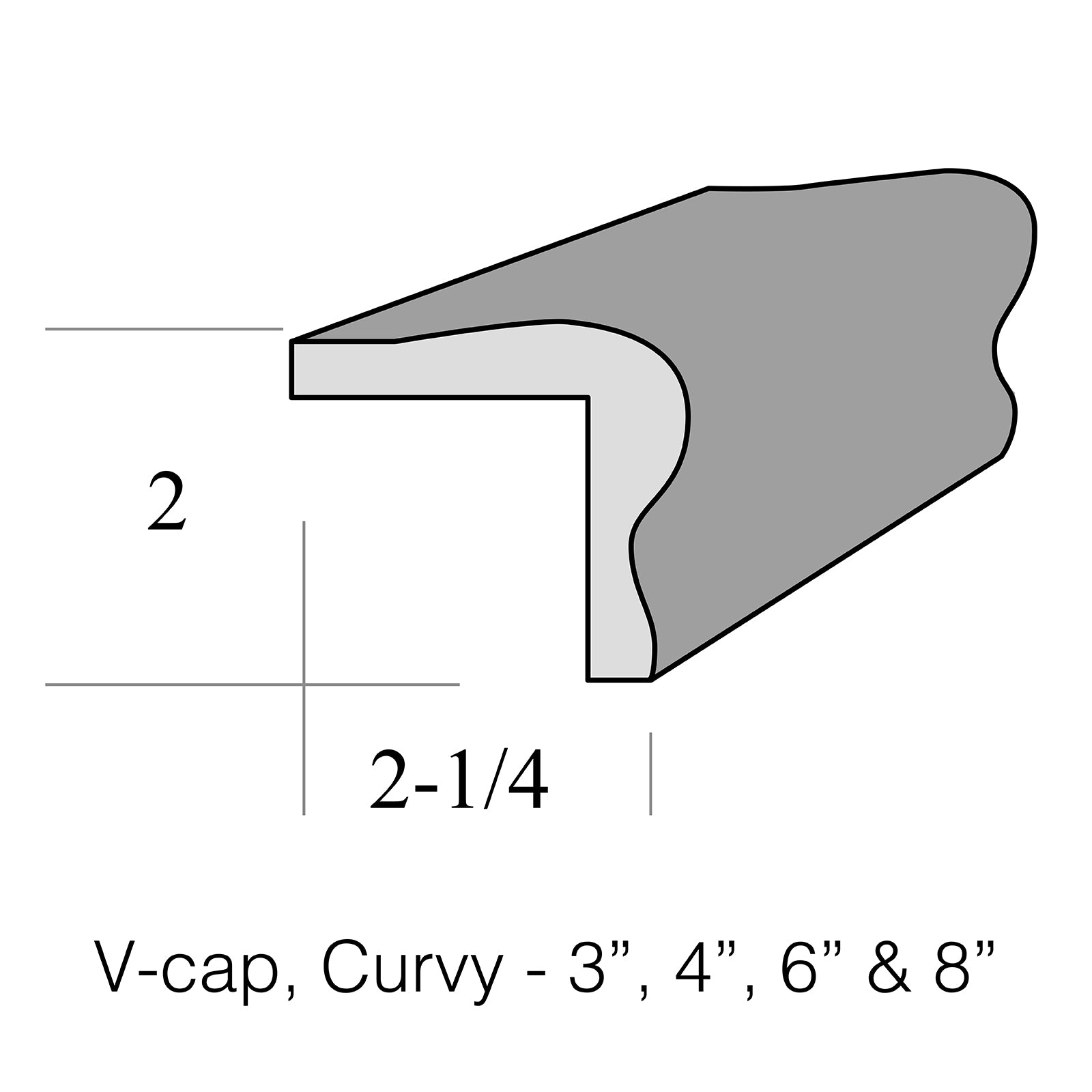 V-Cap, Curvy – McIntyre Tile